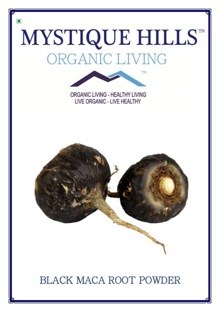 Organic Black Maca Root Powder 50 g – MYSTIQUE