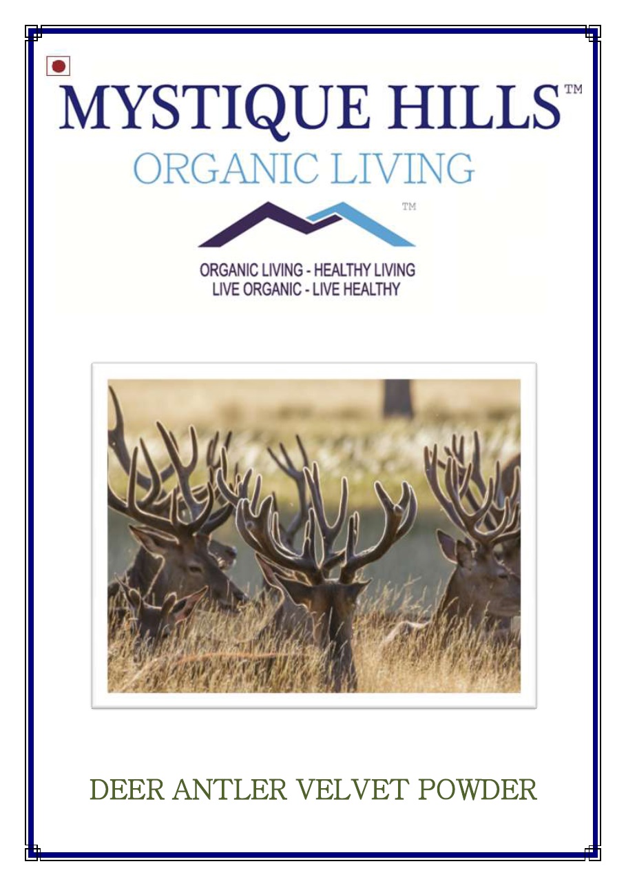 Deer Antler Powder – MYSTIQUE