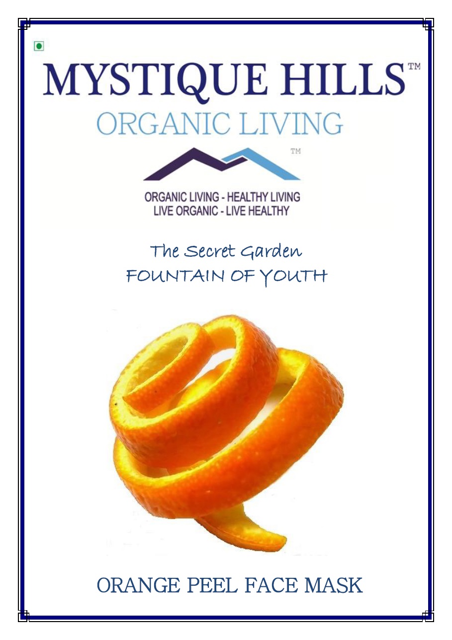 Orange Peel Face Mask Powder - Mystique Hills