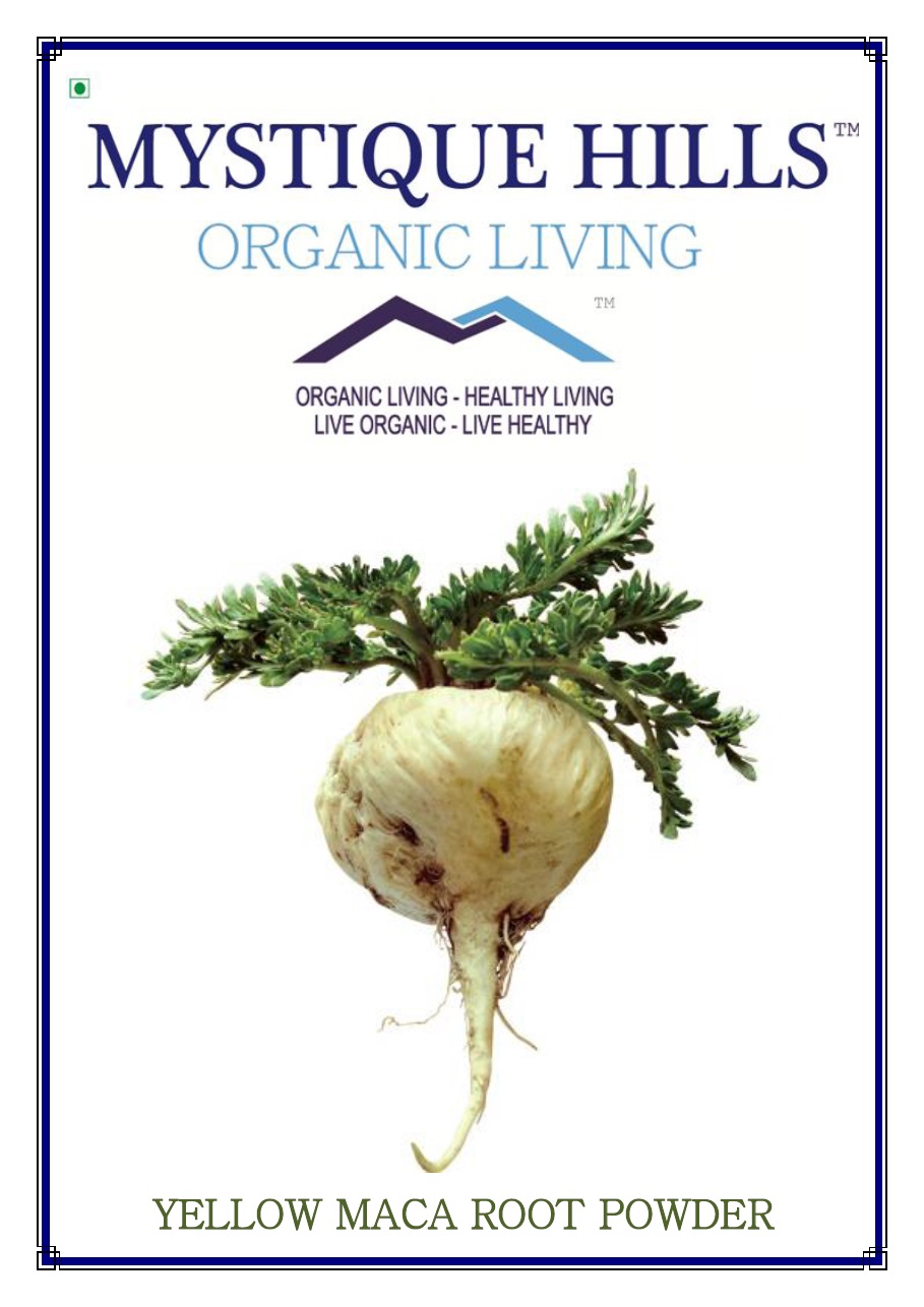 Organic Yellow Maca Root Powder 50 g – MYSTIQUE