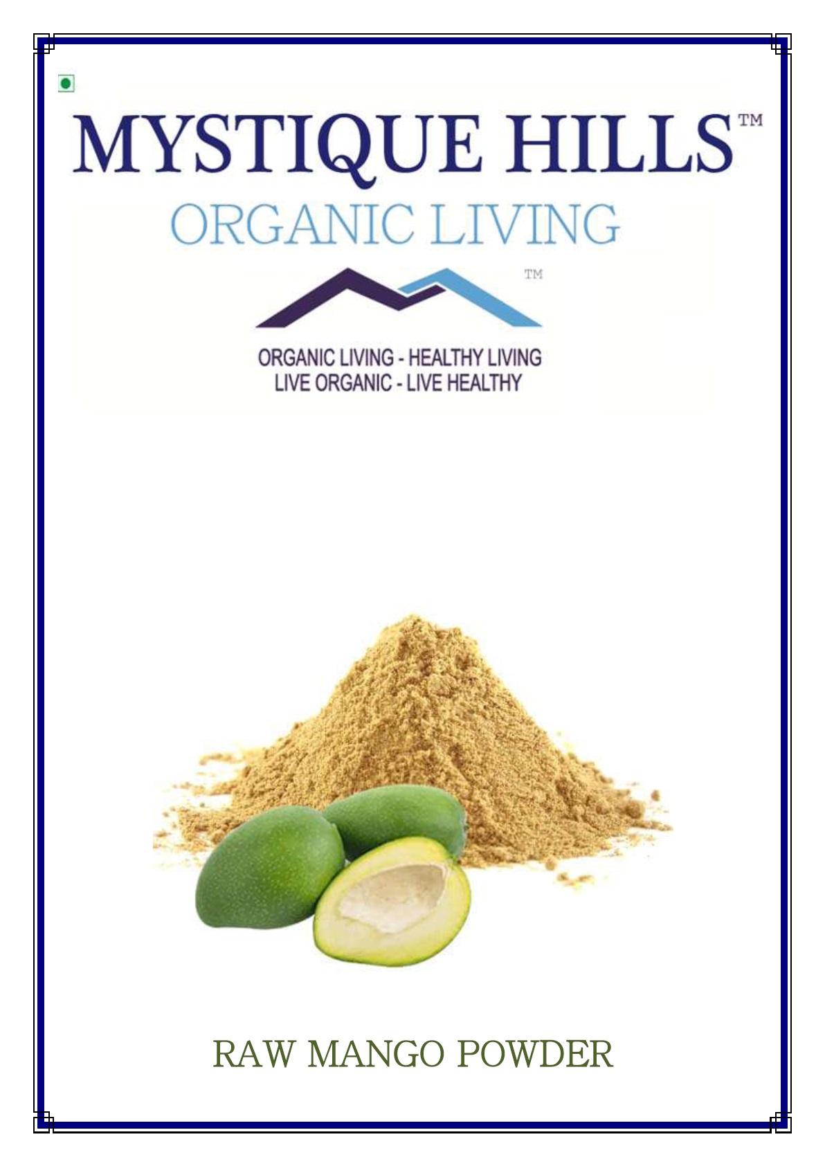 Raw Mango Powder 100 g – MYSTIQUE